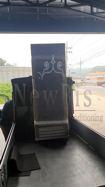 캐리어 수직형 냉장 쇼케이스 출고 뉴비스