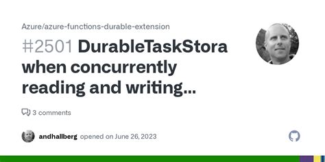 Durabletaskstorageexception When Concurrently Reading And Writing Large