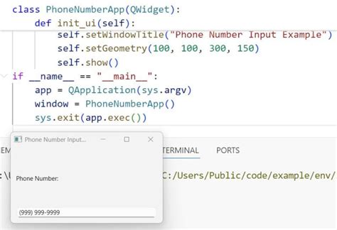 How To Create Qlineedit Widget In Pyqt6