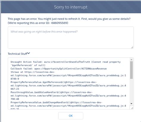 Lightning Uncaught Action Failed Auraifcontrollerhandlethetruth Cannot Read Property
