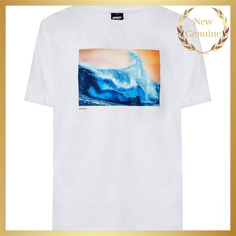 Oakley Mens Postcard Tee White Xs Japan Size S Shopee Malaysia