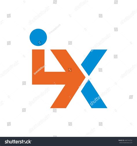 Exit X Initial Logo Design Stock Vector Royalty Free Shutterstock