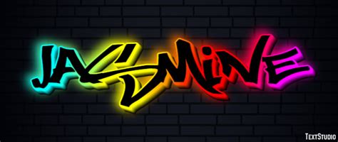 Jasmine Name In Graffiti