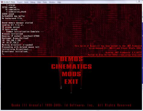 quake style console on windows tassos natsakis personal website