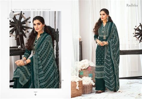 Radhika Sumyra Bandhani Winter Wear Pashmina Buy Pashmina Womens Dress