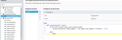 How To Open Current Page In Perspective Using Own Login When Click On