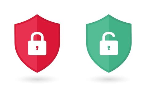 Premium Vector Padlock Icon Flat Locked And Unlocked Flat Design