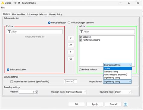 Smote Node Converts Integer To Decimals And Round Double Node Did Not Fix