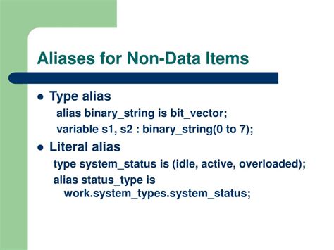 ppt aliases powerpoint presentation free download id 3359451