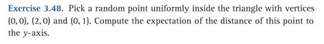 Solved Exercise 348 Pick A Random Point Uniformly Inside