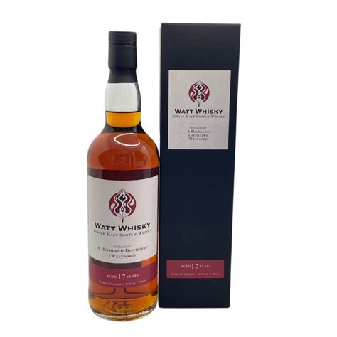 Distilled At A Highland Distillery Westport Watt Whisky