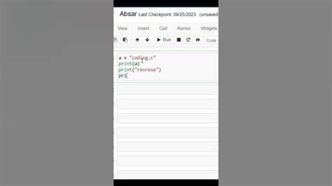 How To Reverse String In Python Pyhon Pythonprogramming Shortsvideo Youtube