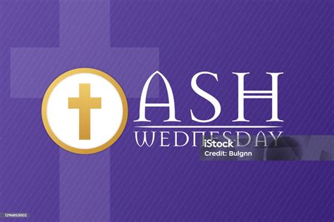 애쉬 수요일 휴일 개념 배경 배너 카드 텍스트 비문이있는 포스터용 템플릿 벡터 Eps10 그림입니다 사순절 종교 행사에 대한 스톡 벡터 아트 및 기타 이미지 Istock