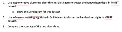 1 Use Agglomerative Clustering Algorithm In Chegg Com