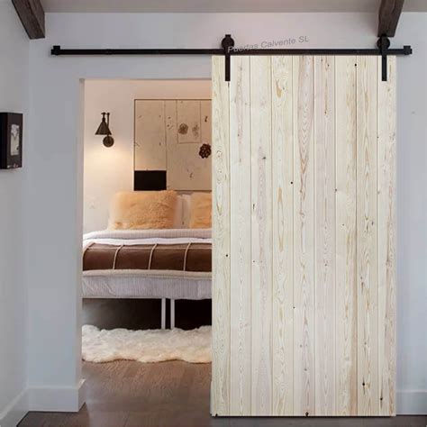 Kit Puerta Corredera Madera Granero Mod 101 Puertas Calvente