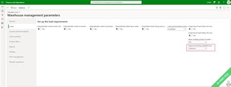 Setup And Processing Example Of Inbound Shipment Orders For D365 Wom