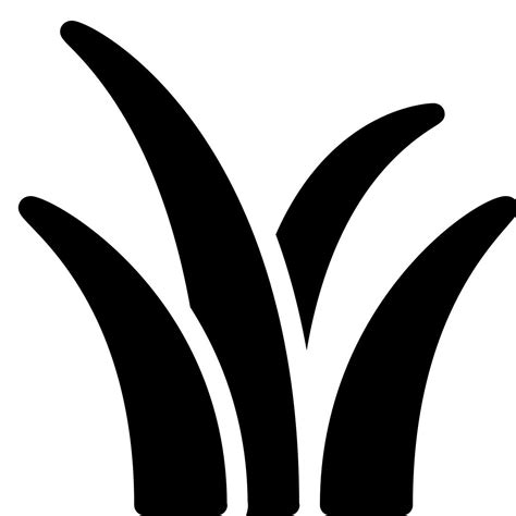 Beautiful Grass Icon And Lawn Symbol For Websites