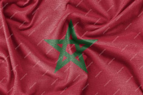 Premium Photo Morocco Country Flag Background Realistic Silk Fabric