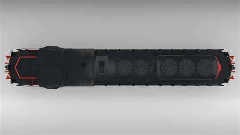 Locomotive Sd40 2 Cn 3d Model 89 Max Fbx Obj Free3d