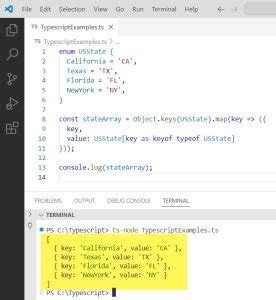 How To Convert An Enum To An Array In Typescript