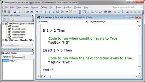 Vba If Statement In Excel Macros Teachexcel