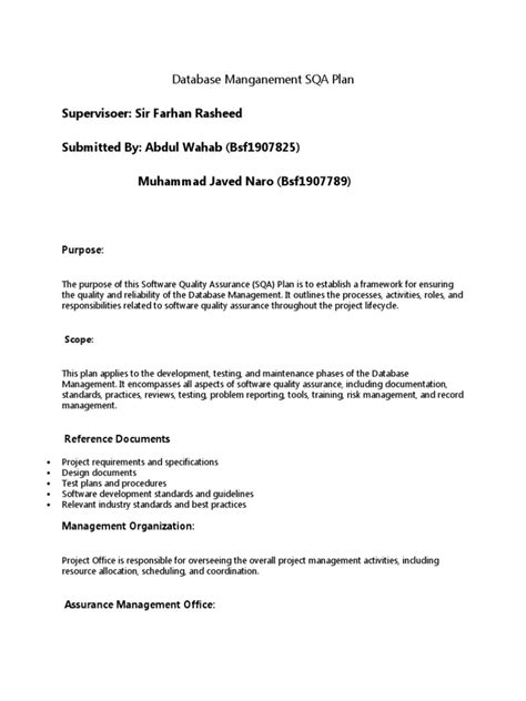 Sqa Assignment1 Pdf Software Testing Software Quality