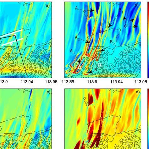 Lagrangian Coherent Structures Obtained From The Two Dimensional Wind Download Scientific