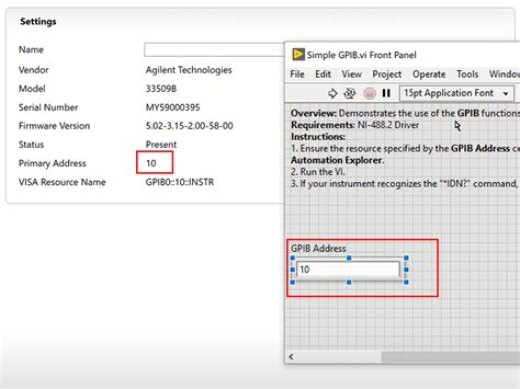 gpib can communicate in ni max but fail in labview shipping example ni