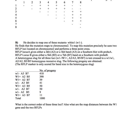 Solved He Decides To Map One Of These Mutants White 1