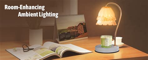 Geezo Fragrance Candle Warmer Lampelectric Candle Warmer With Timer