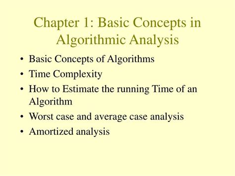 Ppt Algorithm Design And Analysis Powerpoint Presentation Free