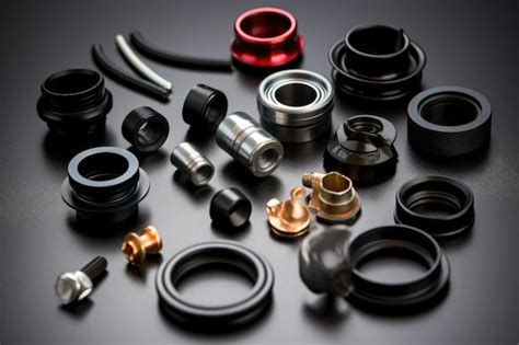 Premium Ai Image Closeup Shot Of Disassembled Bicycle Headset Parts