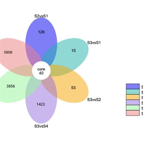 Venn Diagram Of 6 Comparison Groups In Four Periods S1 S4 Different Download High