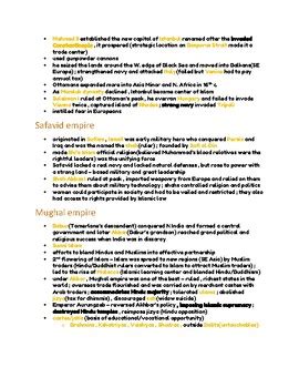 AP World History Outline Study Guide Unit 3 By Aarav Reddy TPT