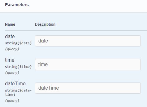 C How Can I Use Dateonly Timeonly Query Parameters In Asp Net Core Stack Overflow