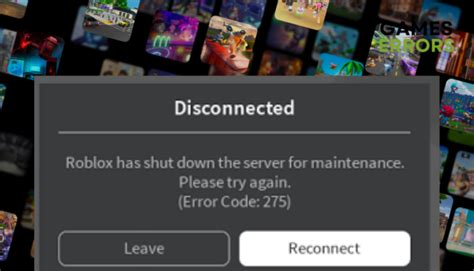 Roblox Error Code 275 How To Fix Quickly