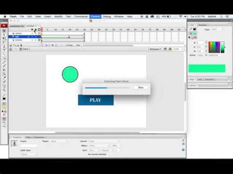 Using Actionscript In Flash To Stop And Play Animations YouTube
