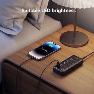 Amazon Com Powered USB Hub Wenter Ports USB Hub Data Transfer Ports Smart Charging