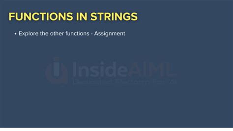 Introduction To Python Programming Insideaiml Ppt