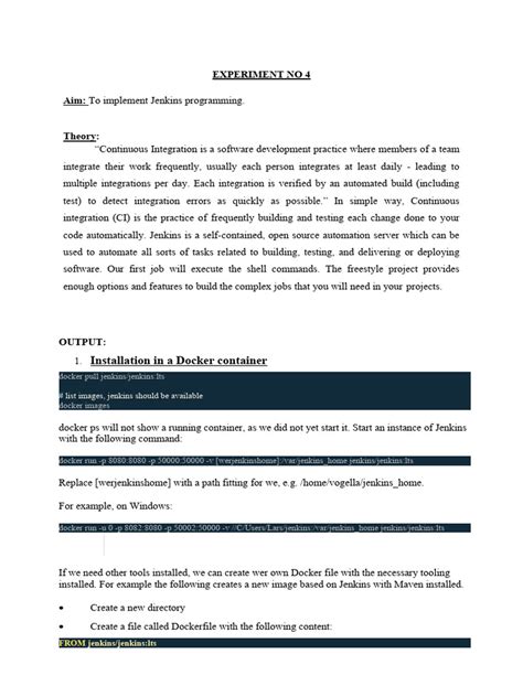 Ex 4 Devops Pdf Computer Engineering Information Technology