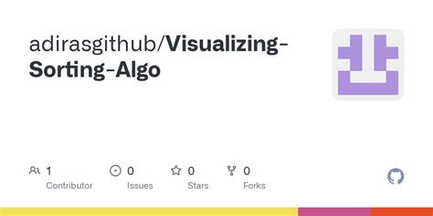 GitHub Adirasgithub Visualizing Sorting Algo