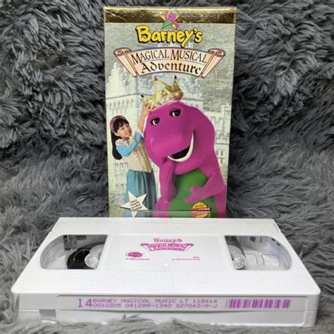 Barney Barneys Magical Musical Adventure Vhs Tape 1992 Classic
