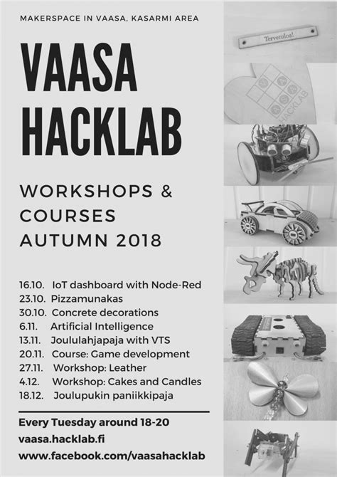 Workshops And Courses Vaasa Hacklab