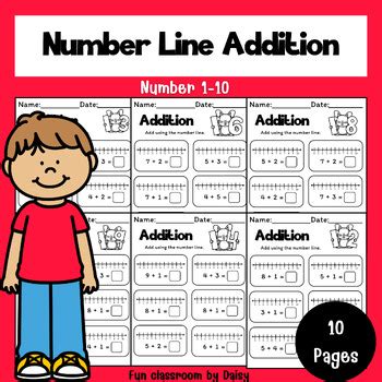 Number Line Addition For First Grade By Fun Classroom By Daisy TPT
