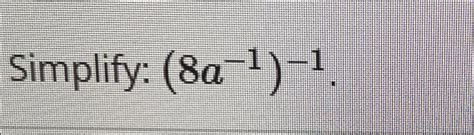 Solved Simplify 8a−1−1a Patient Weighing 364 Pounds