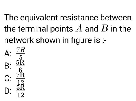Equivalent Resistance