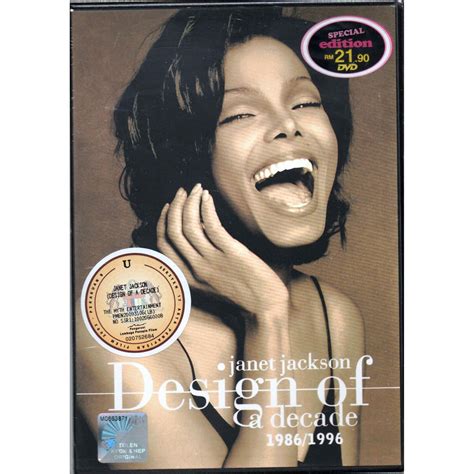 Dvd Janet Jackson Design Of A Decade 19861996 16songs Shopee