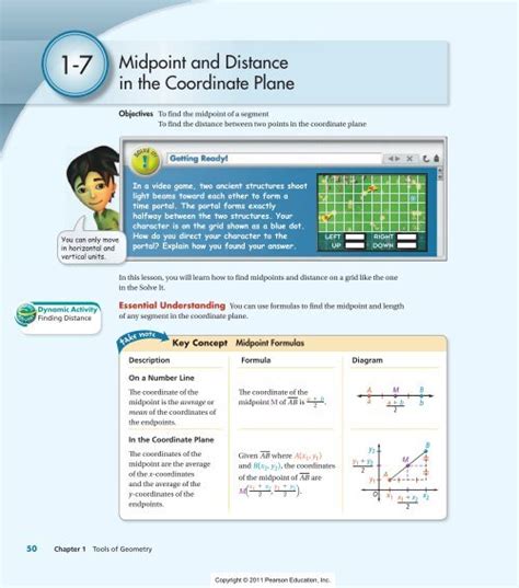 Midpoint And Distance In The Coordinate Plane