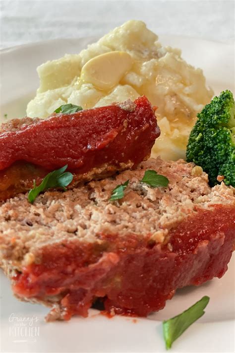 Old Fashioned Meatloaf Recipe With Oatmeal Grannys In The Kitchen