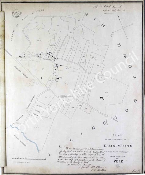 Ellingstring Tithe Map 1838